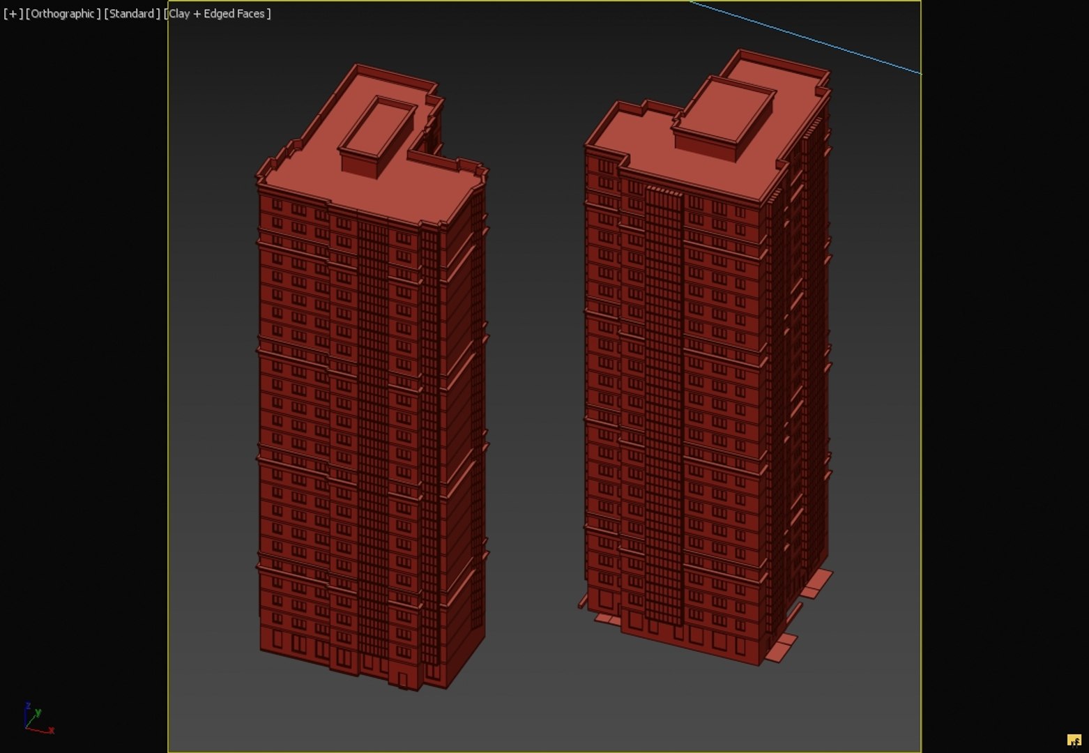 Residential complex houses 3D model - TurboSquid 1202933