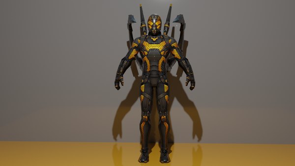 modelo 3d Yellow jacket - TurboSquid 2046824