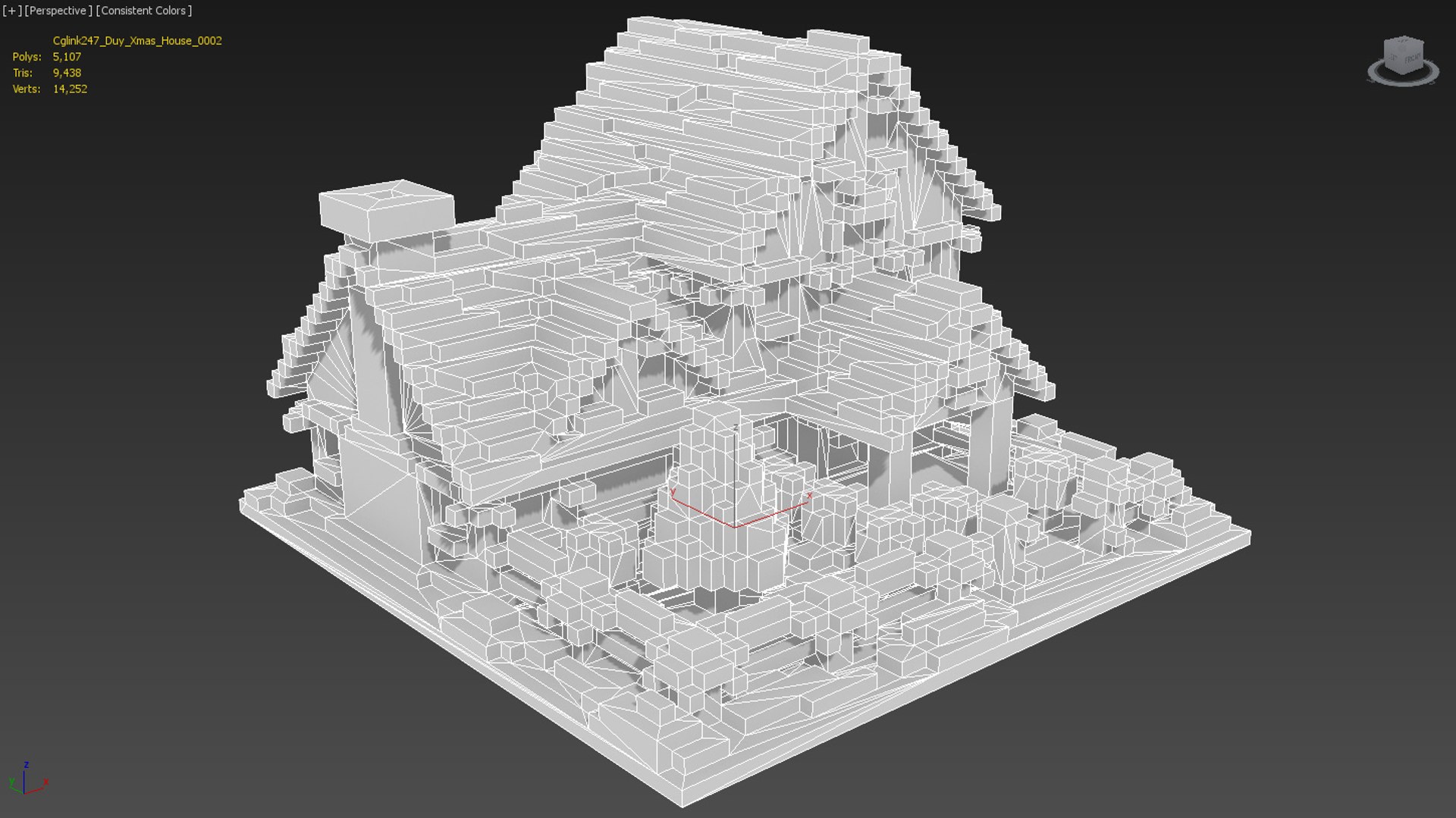 3D model voxel house - TurboSquid 1350784
