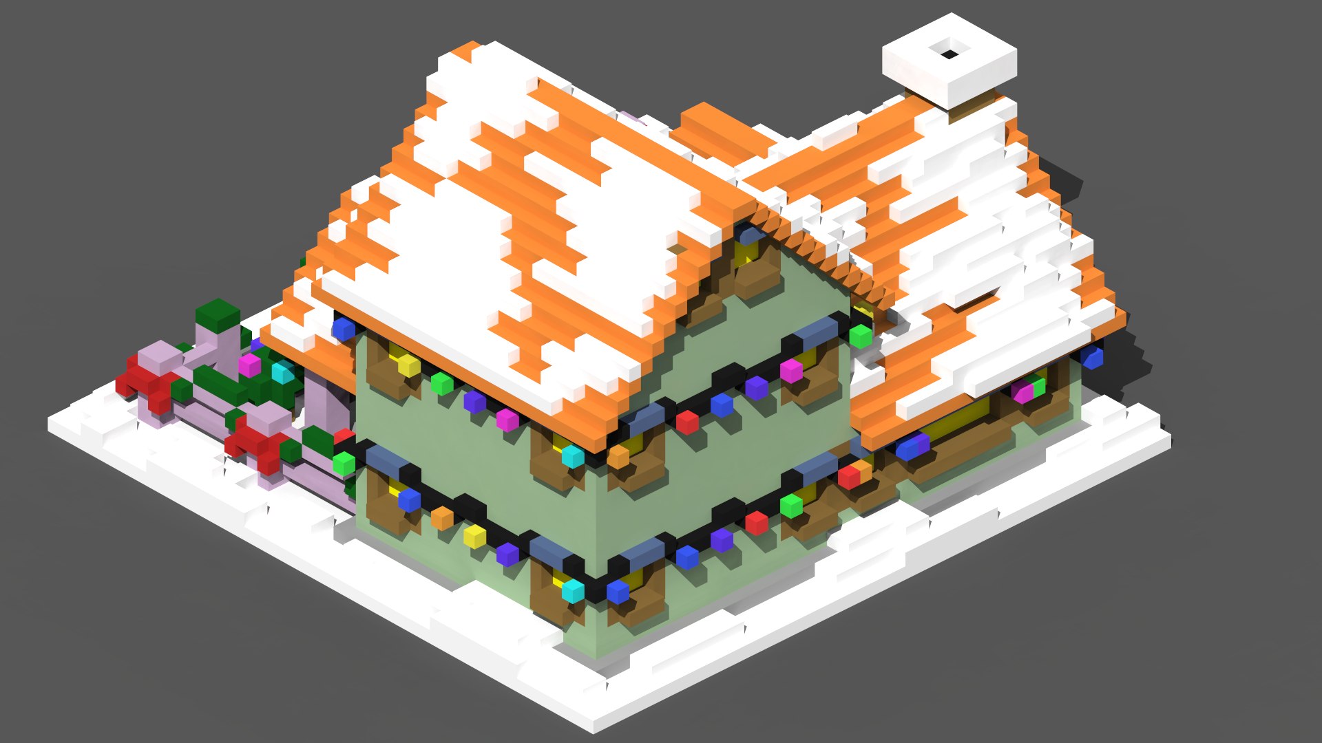3D model voxel house - TurboSquid 1350784