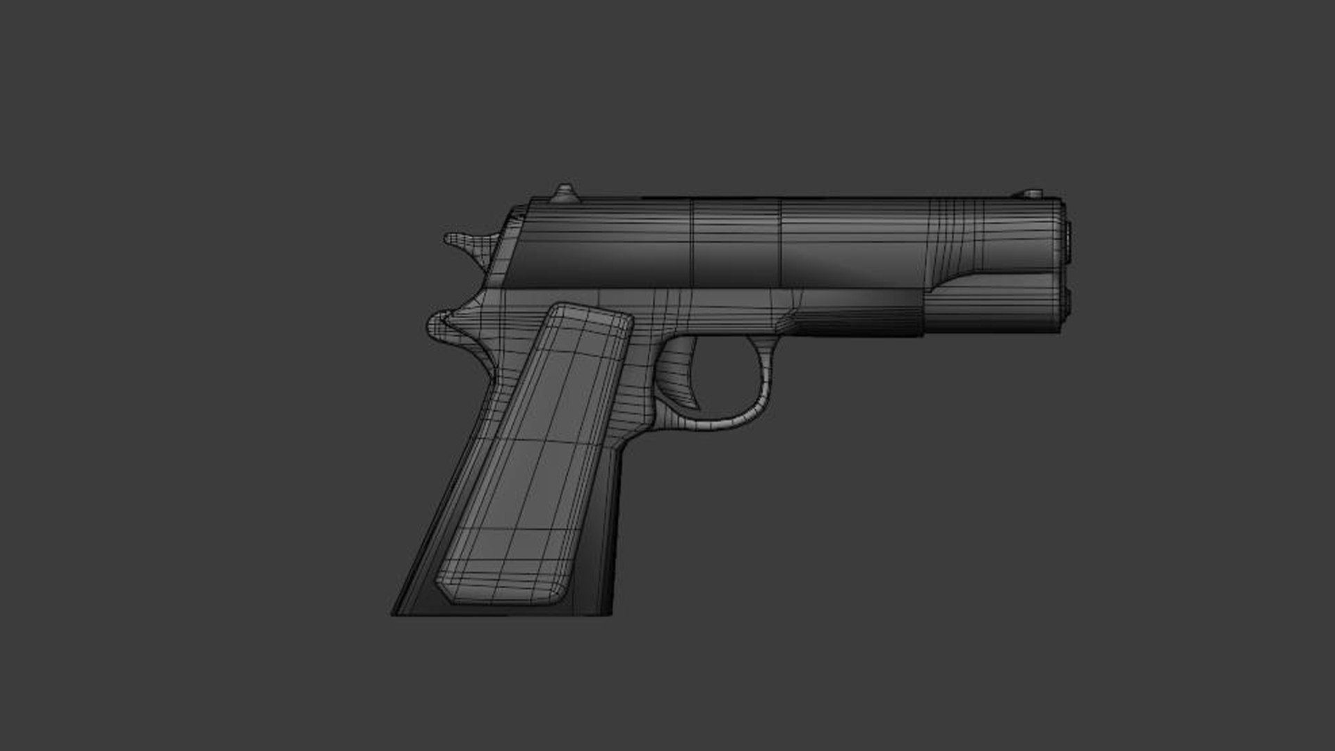 Free 3D Pistol M1911 - Asset Weapon - TurboSquid 2011168