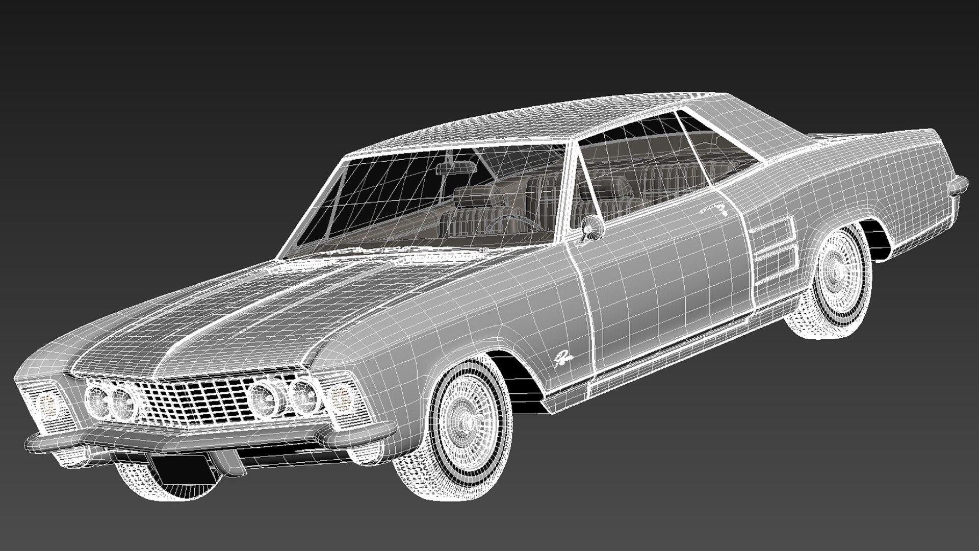 Max 1965 Antique Luxury Buick Riviera