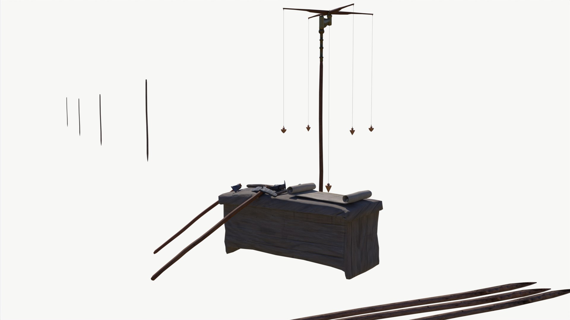 3D Roman Engineers Tools Model - TurboSquid 1986775