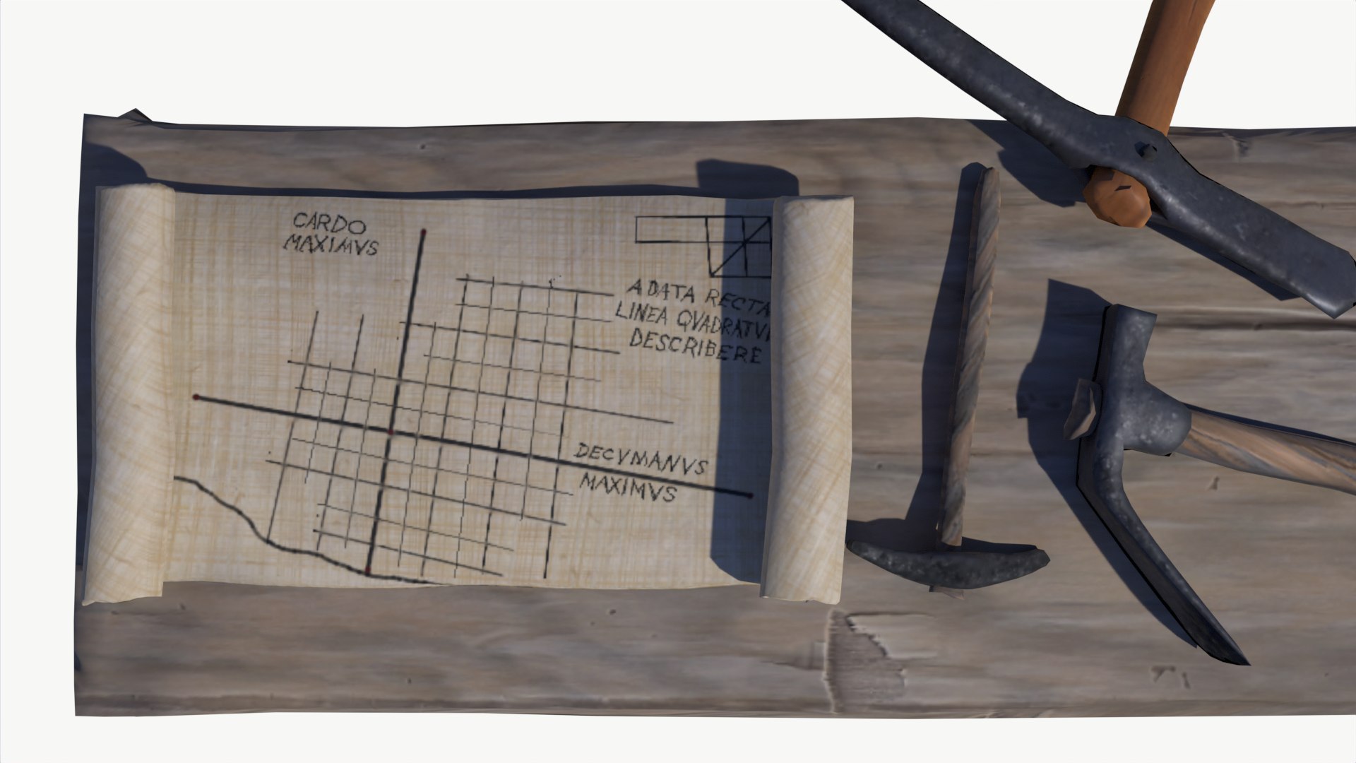 3D Roman Engineers Tools Model - TurboSquid 1986775