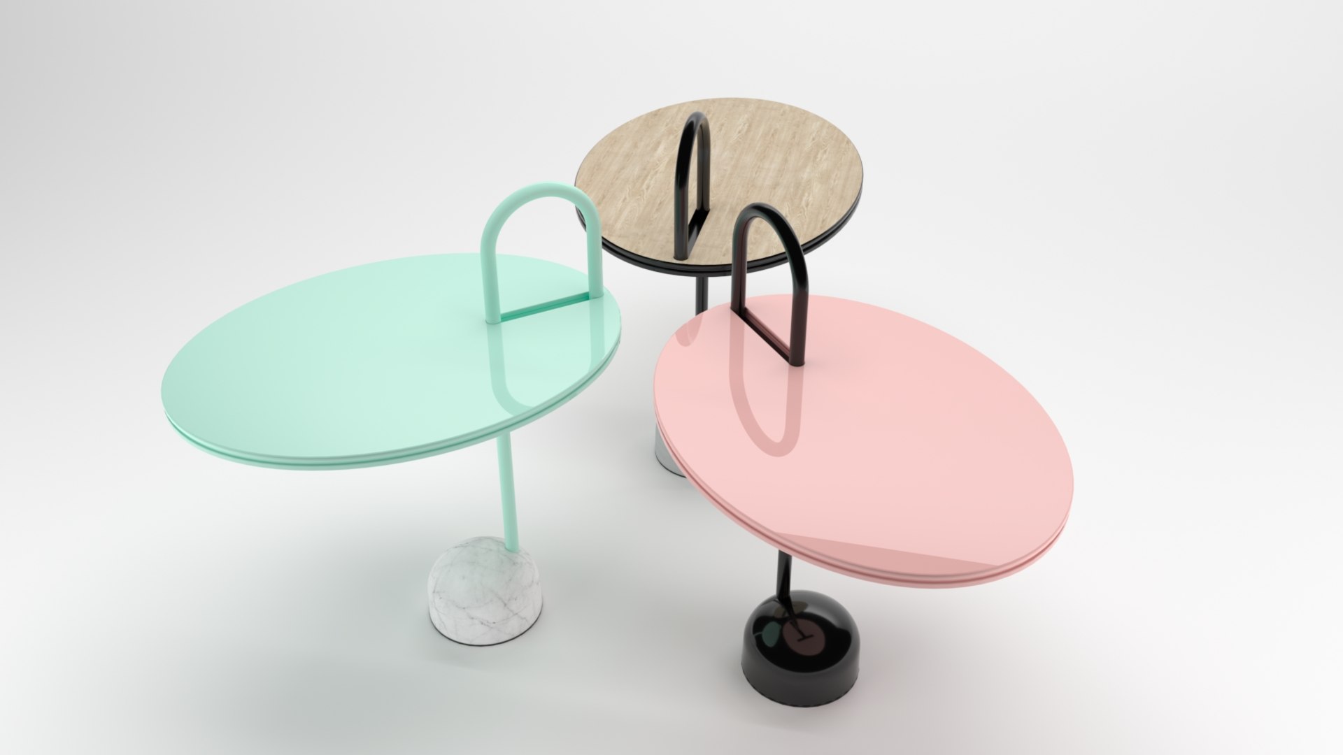 Mingo Side Tables By Kagan Ergen 3D - TurboSquid 2001198