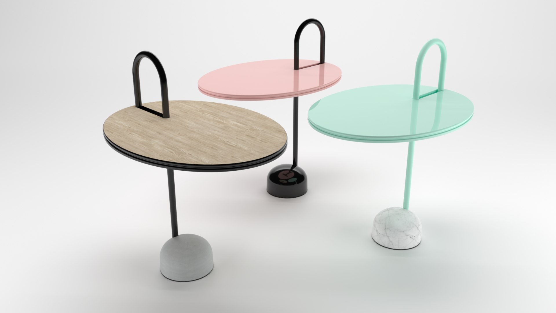 Mingo Side Tables By Kagan Ergen 3D - TurboSquid 2001198