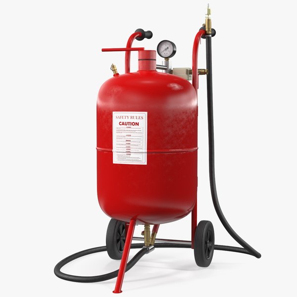 3D machine red sand sandblasting model - TurboSquid 1712908