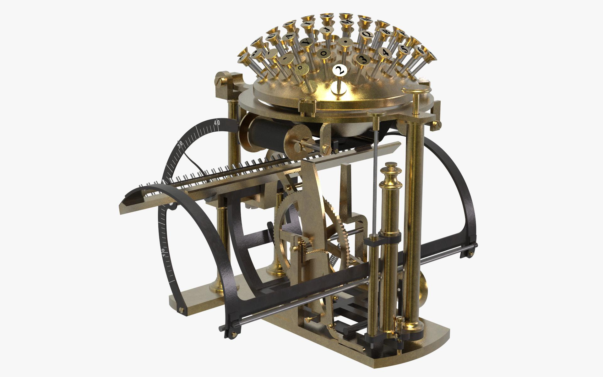 writing ball typewriter max