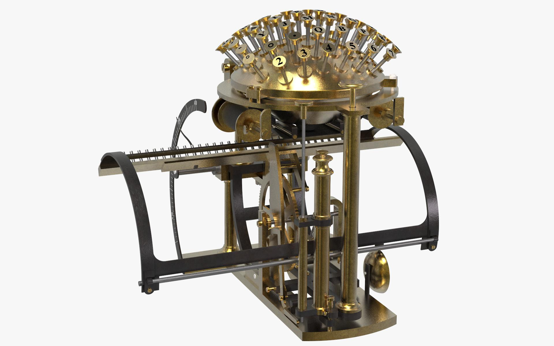 writing ball typewriter max