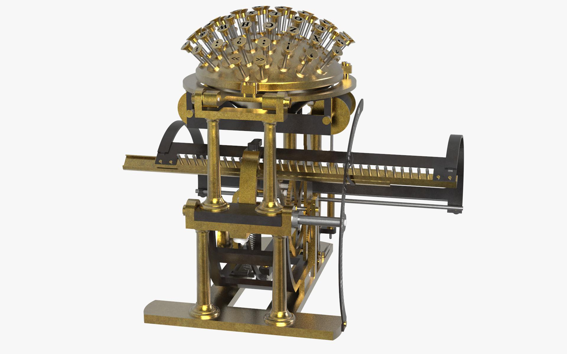 writing ball typewriter max