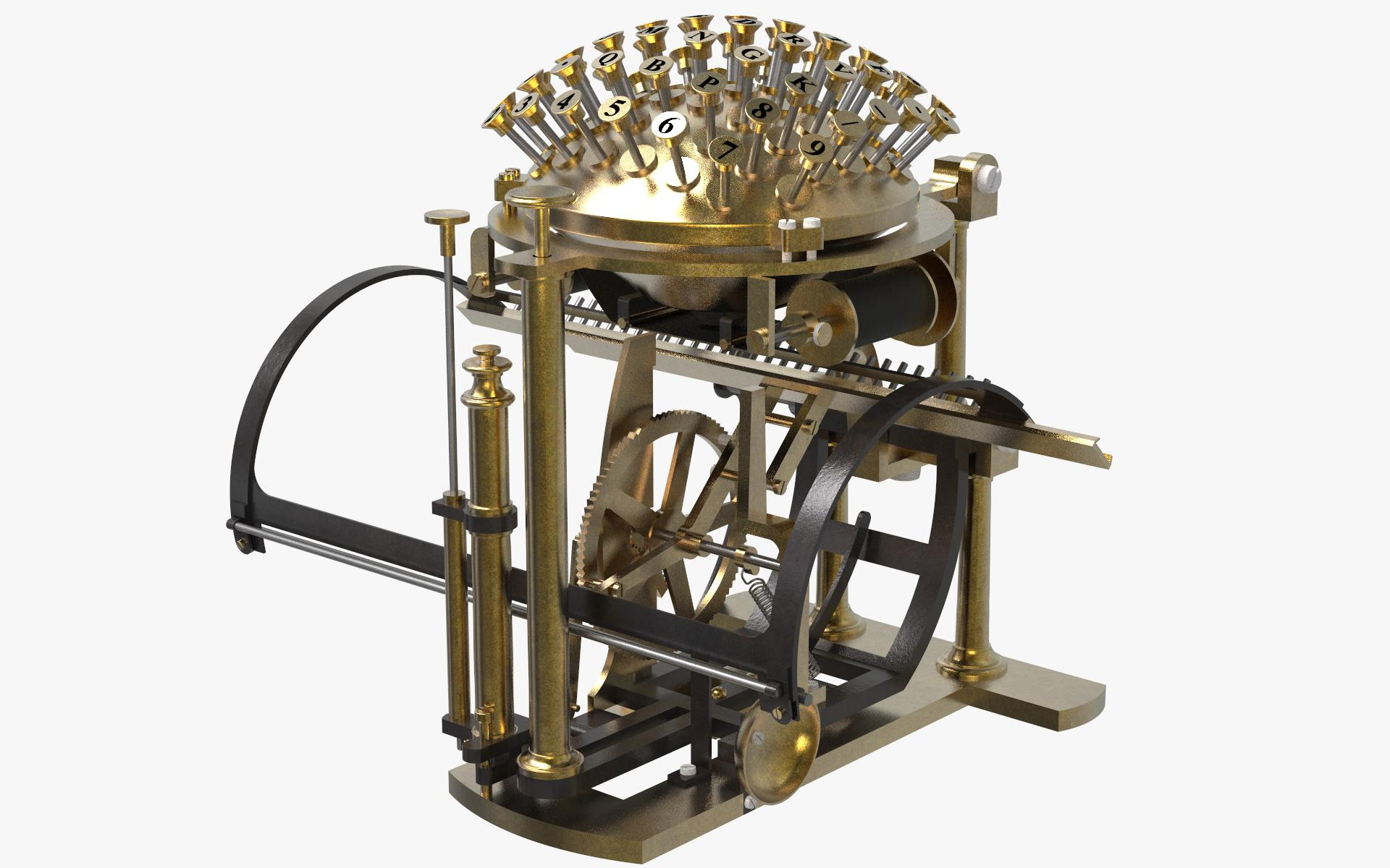 writing ball typewriter max