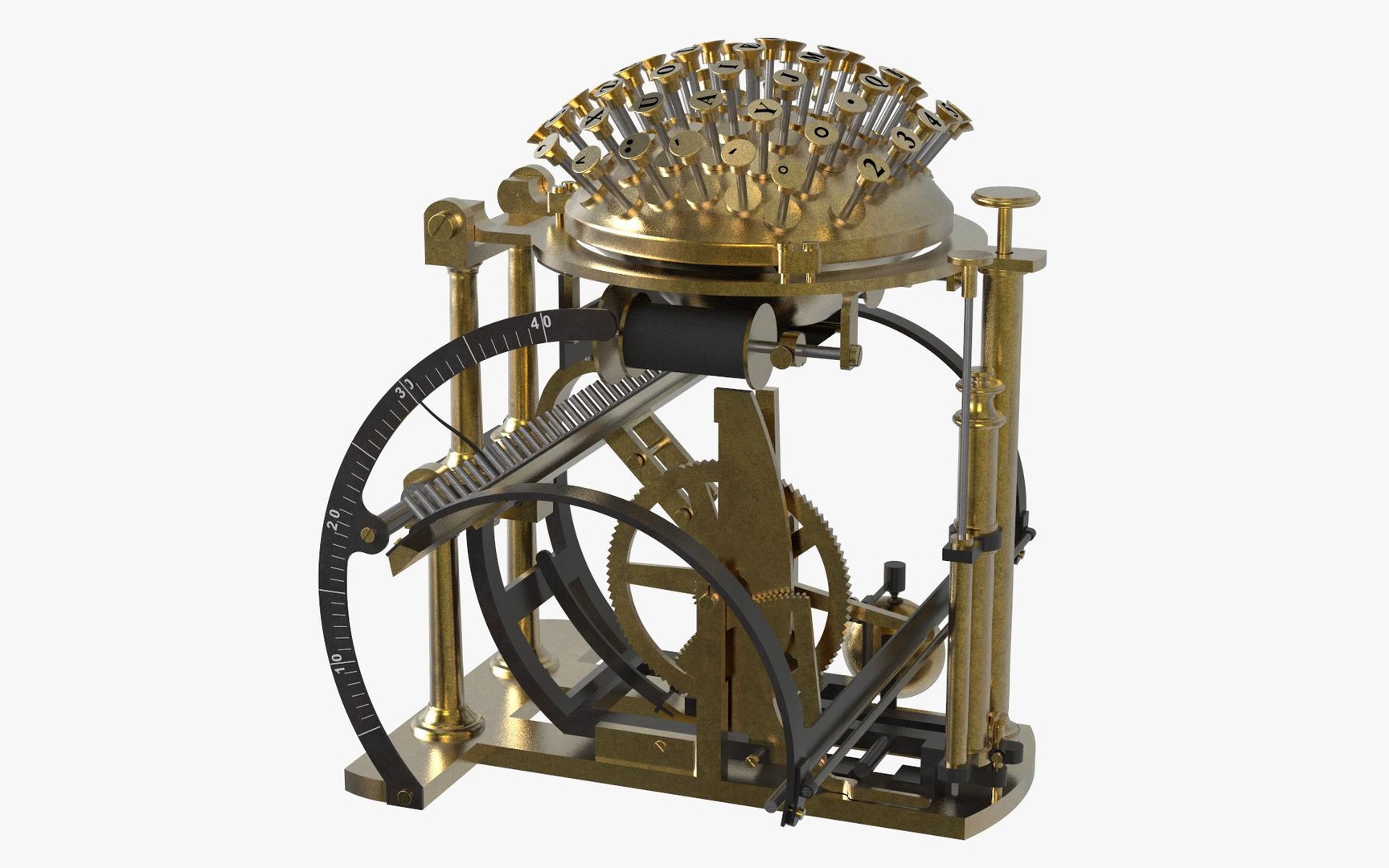 Writing Ball Typewriter Max