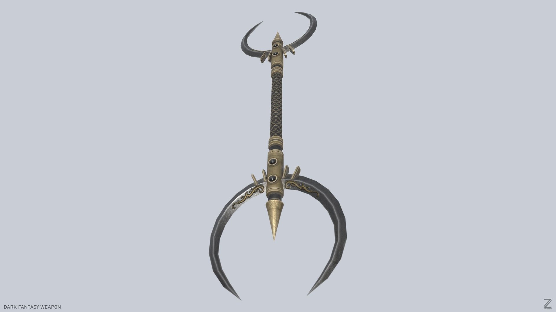 Dark Fantasy Weapon Model - TurboSquid 2239198