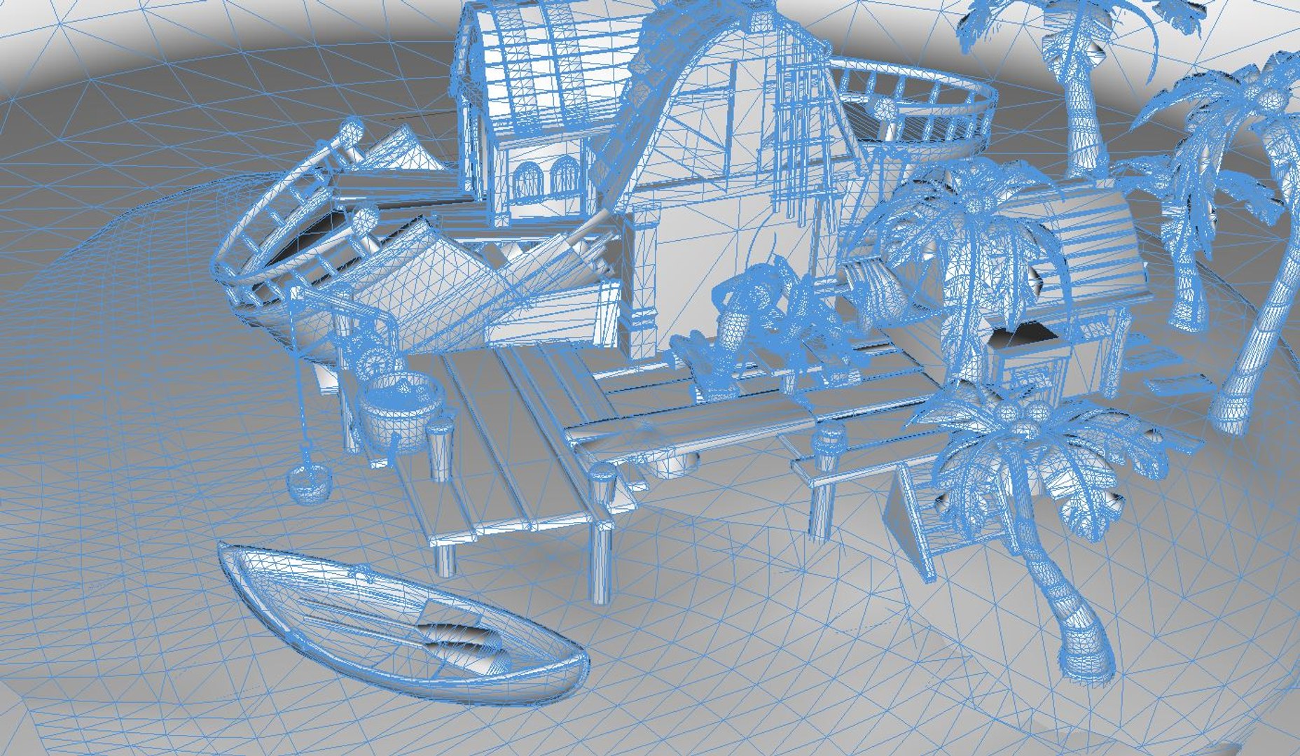 Pirate House 3D Model - TurboSquid 1619604