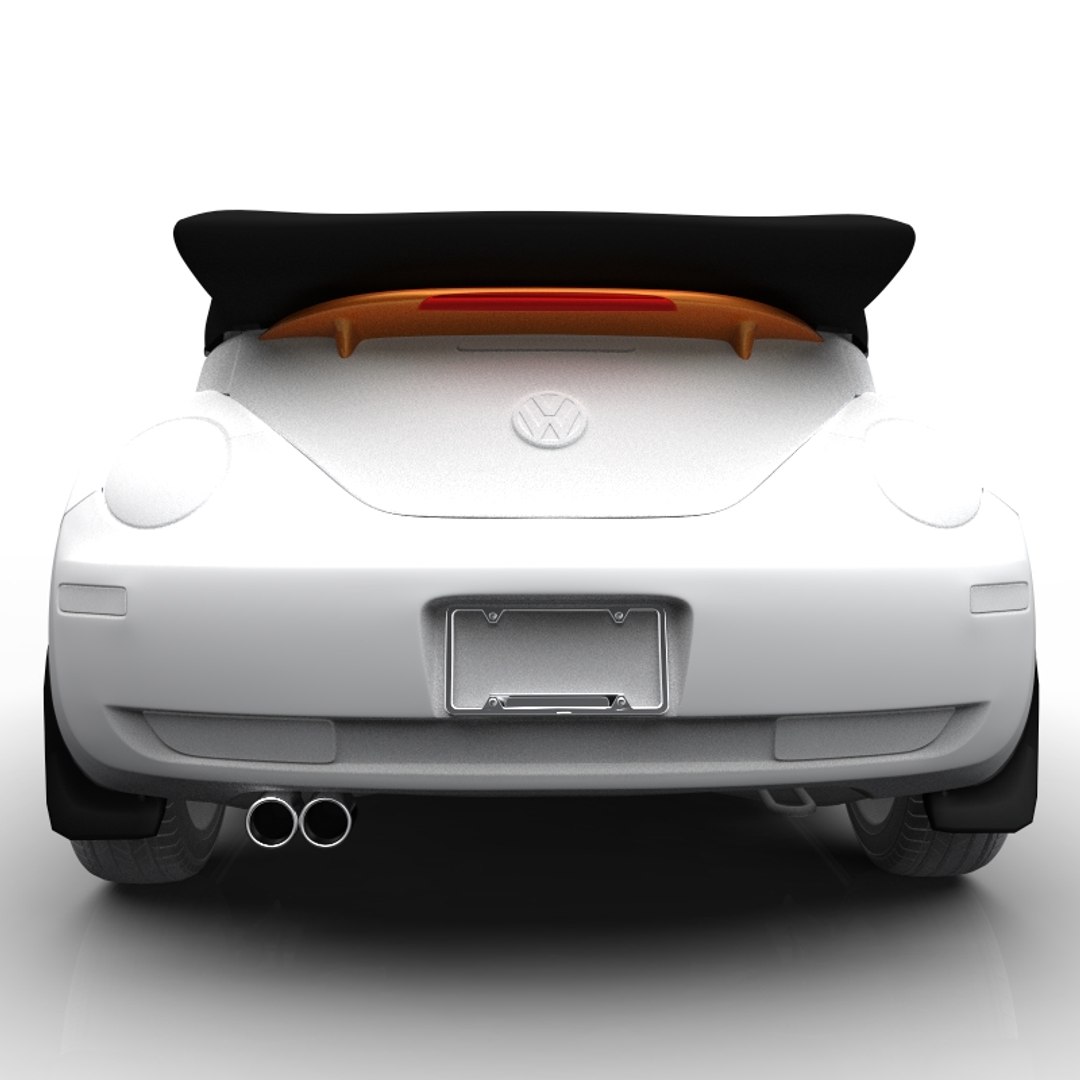 3d Model Volkswagen Beetle Convertible Accessories