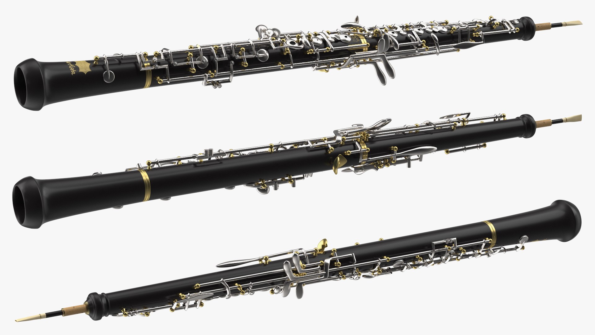 Woodwind Instrument Oboe 3D - TurboSquid 2191859