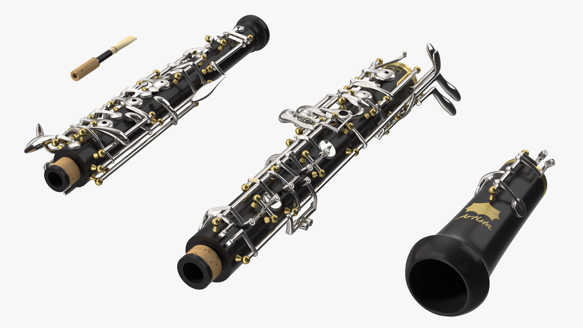 Woodwind Instrument Oboe 3D - TurboSquid 2191859