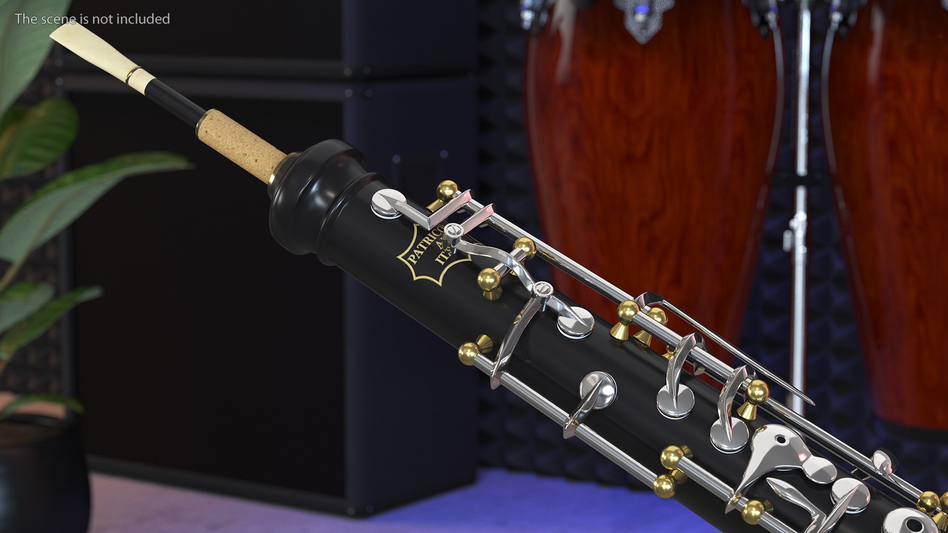 Woodwind Instrument Oboe 3D - TurboSquid 2191859