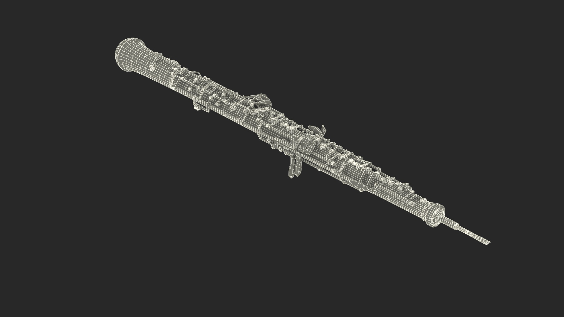 Woodwind Instrument Oboe 3D - TurboSquid 2191859