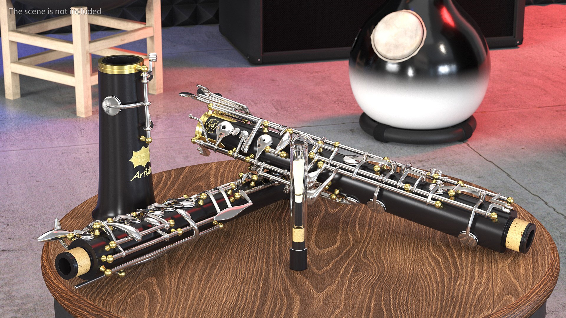 Woodwind Instrument Oboe 3D - TurboSquid 2191859
