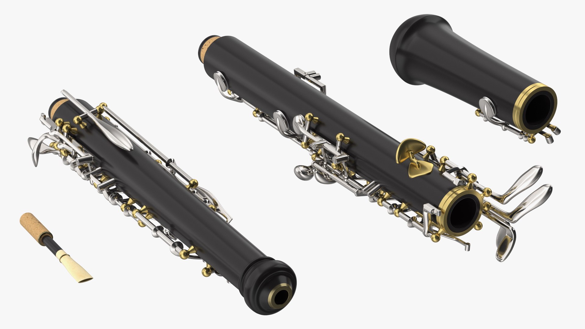 Woodwind Instrument Oboe 3D - TurboSquid 2191859