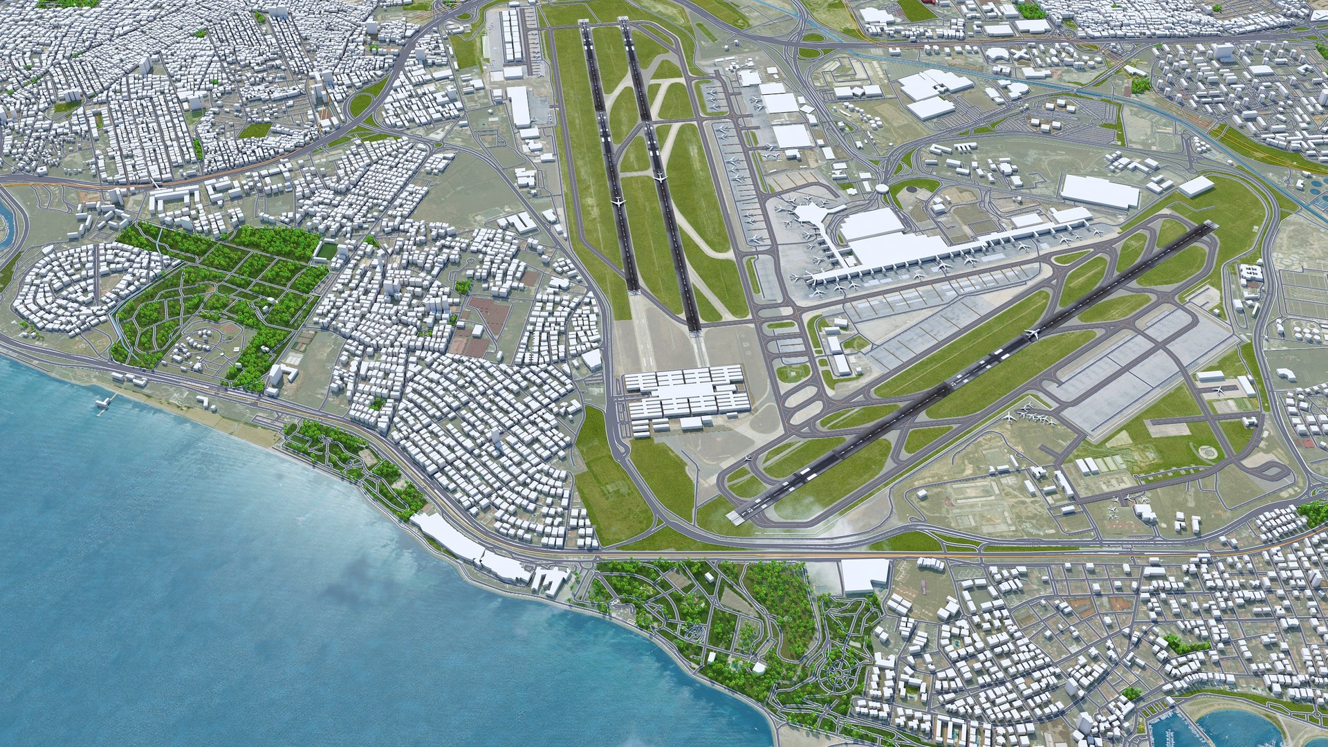 3D Istanbul Ataturk Airport Model - TurboSquid 2013528