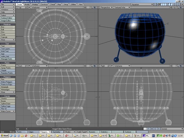 3d model fish aquarium