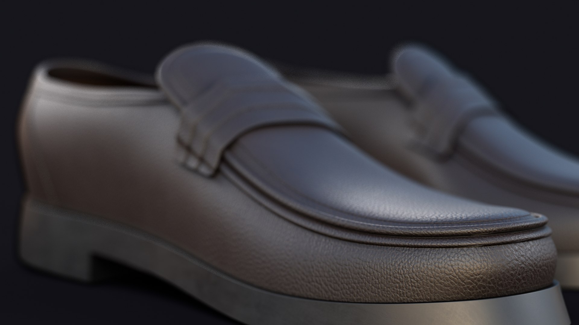 3D Model Men Loafers - TurboSquid 2128607
