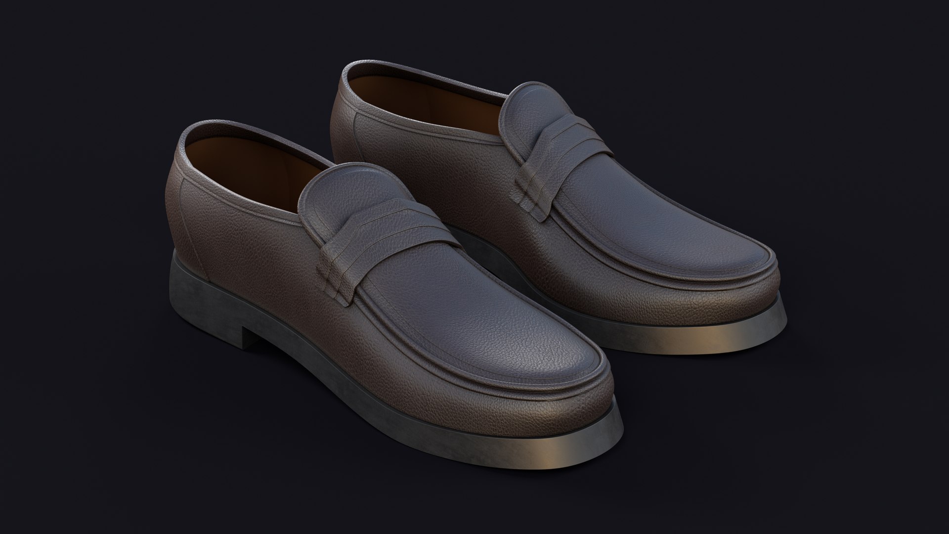 3D model Men Loafers - TurboSquid 2128607