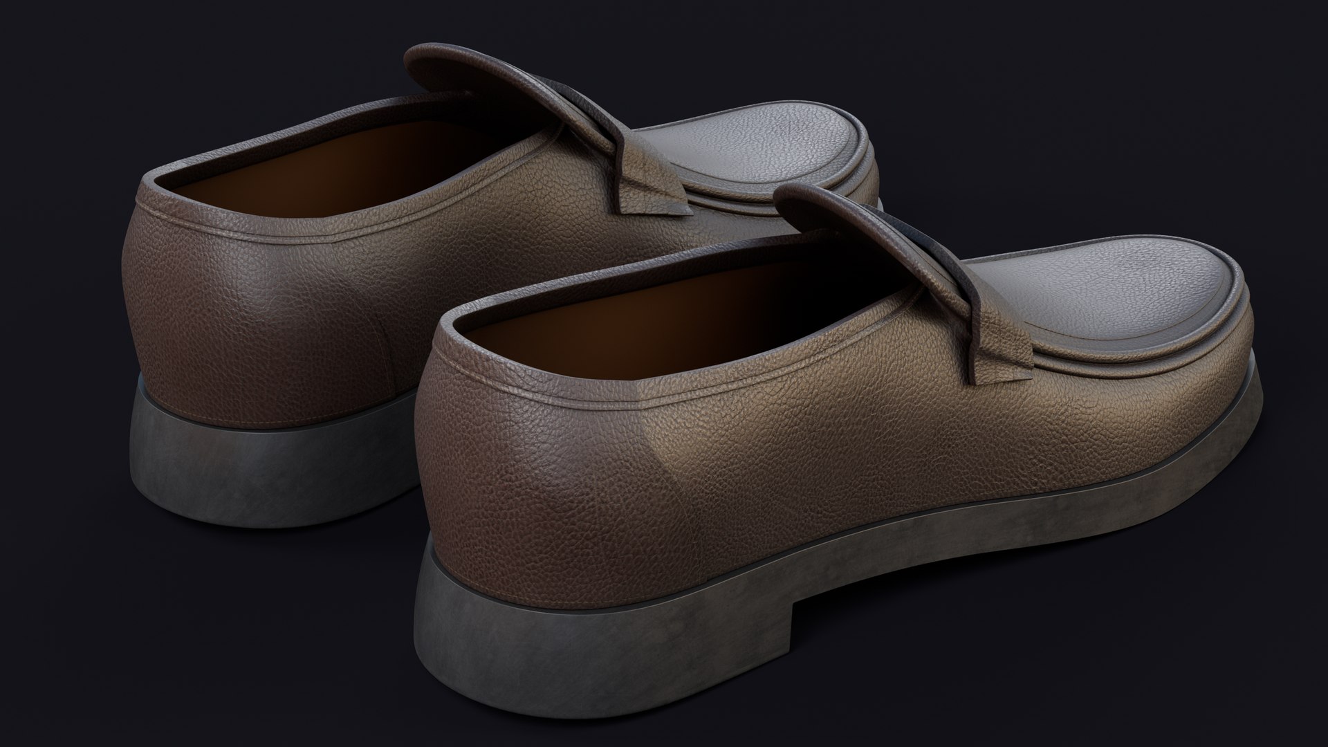 3D Model Men Loafers - TurboSquid 2128607