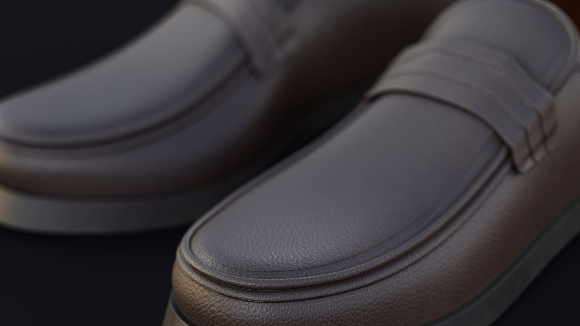 3D Model Men Loafers - TurboSquid 2128607