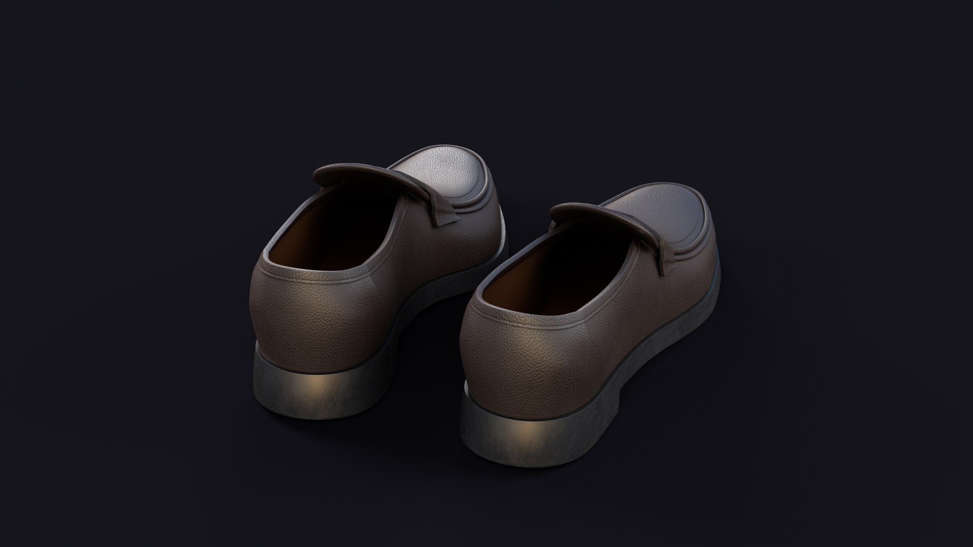 3D Model Men Loafers - TurboSquid 2128607