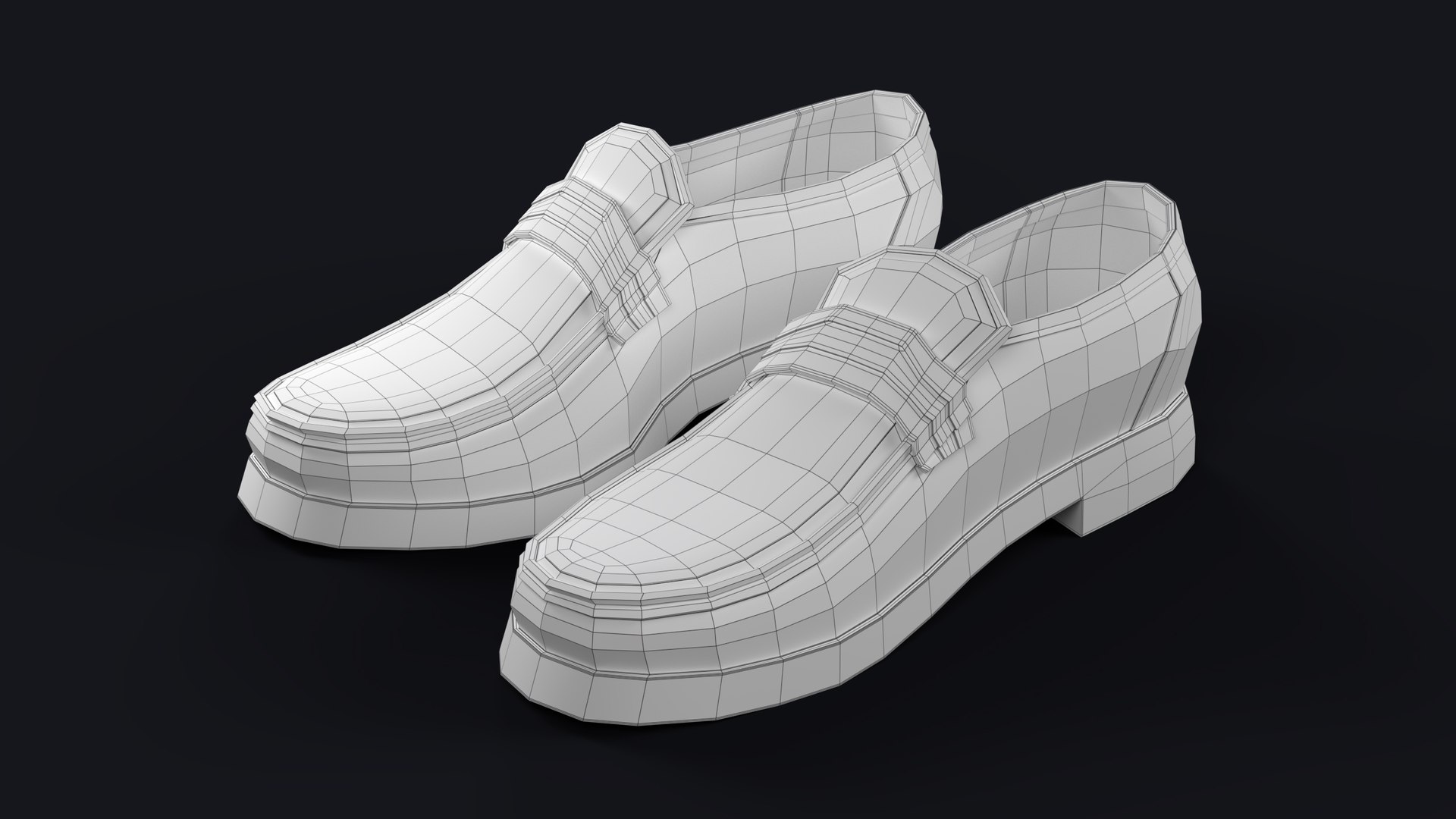3D Model Men Loafers - TurboSquid 2128607
