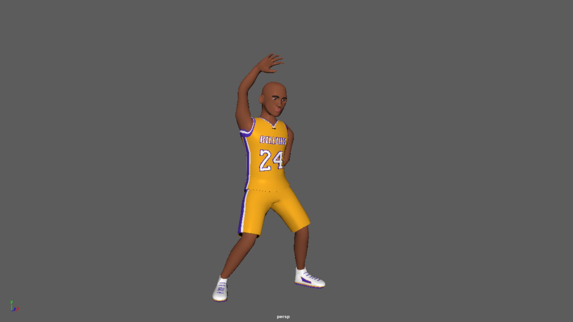 Basketball Asking Pass Animation with Character 3D model - TurboSquid ...
