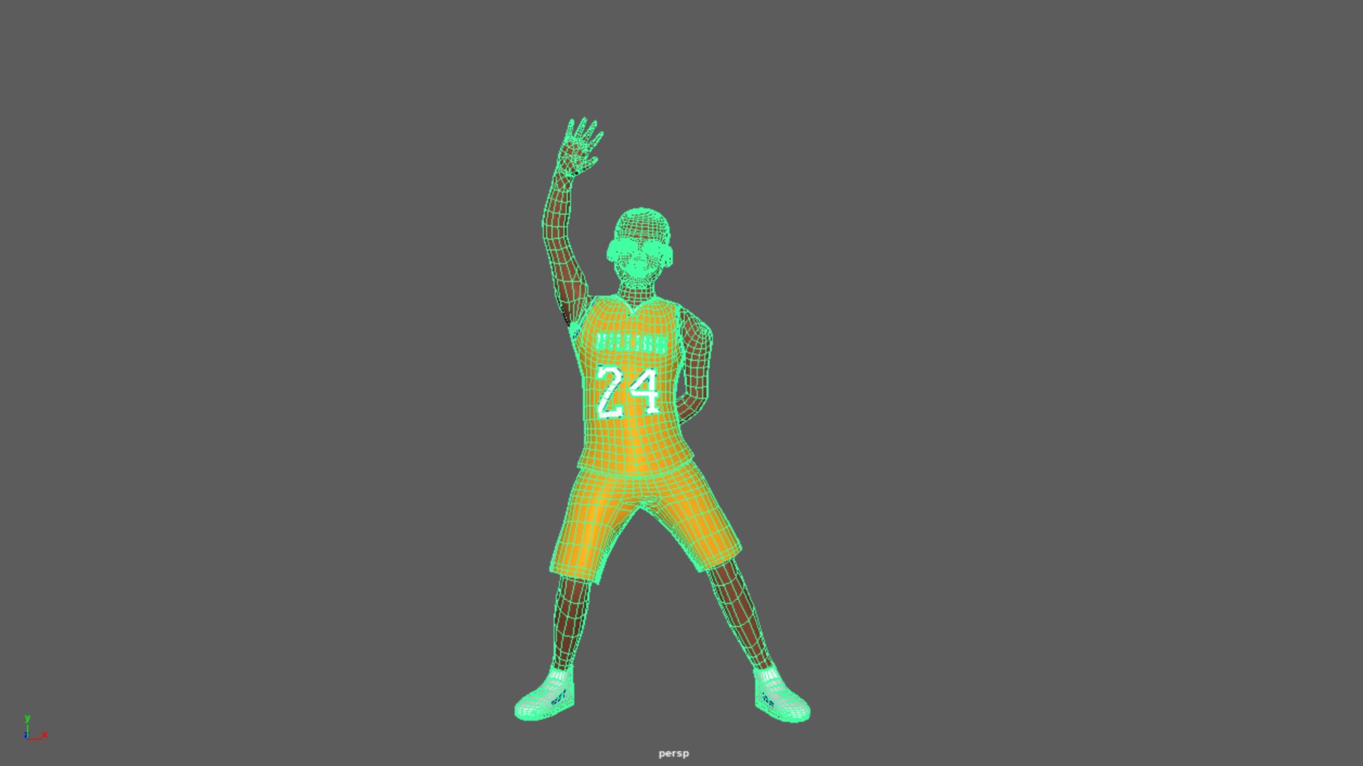 Basketball Asking Pass Animation with Character 3D model - TurboSquid ...