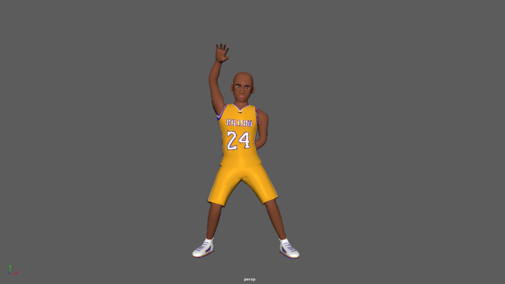 Basketball Asking Pass Animation with Character 3D model - TurboSquid ...