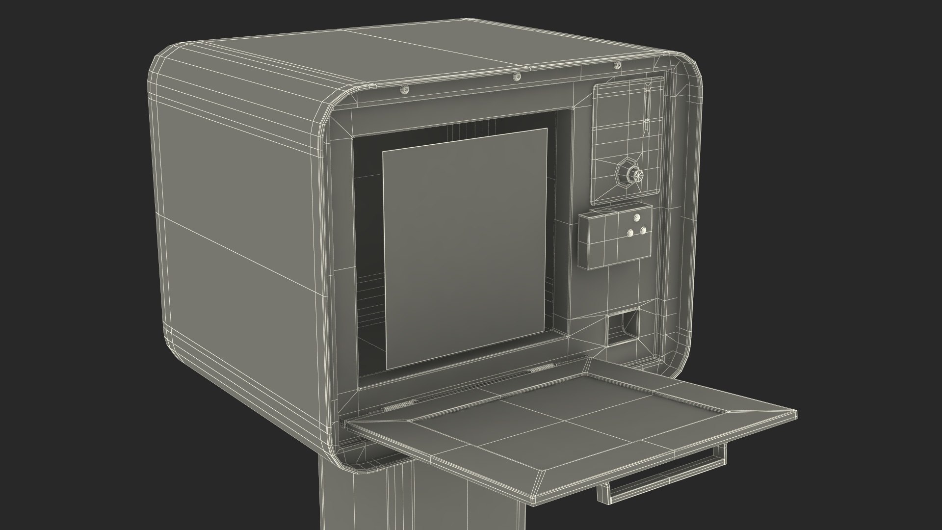 Urban Newspaper Vending Machine 3D Model - TurboSquid 2348796