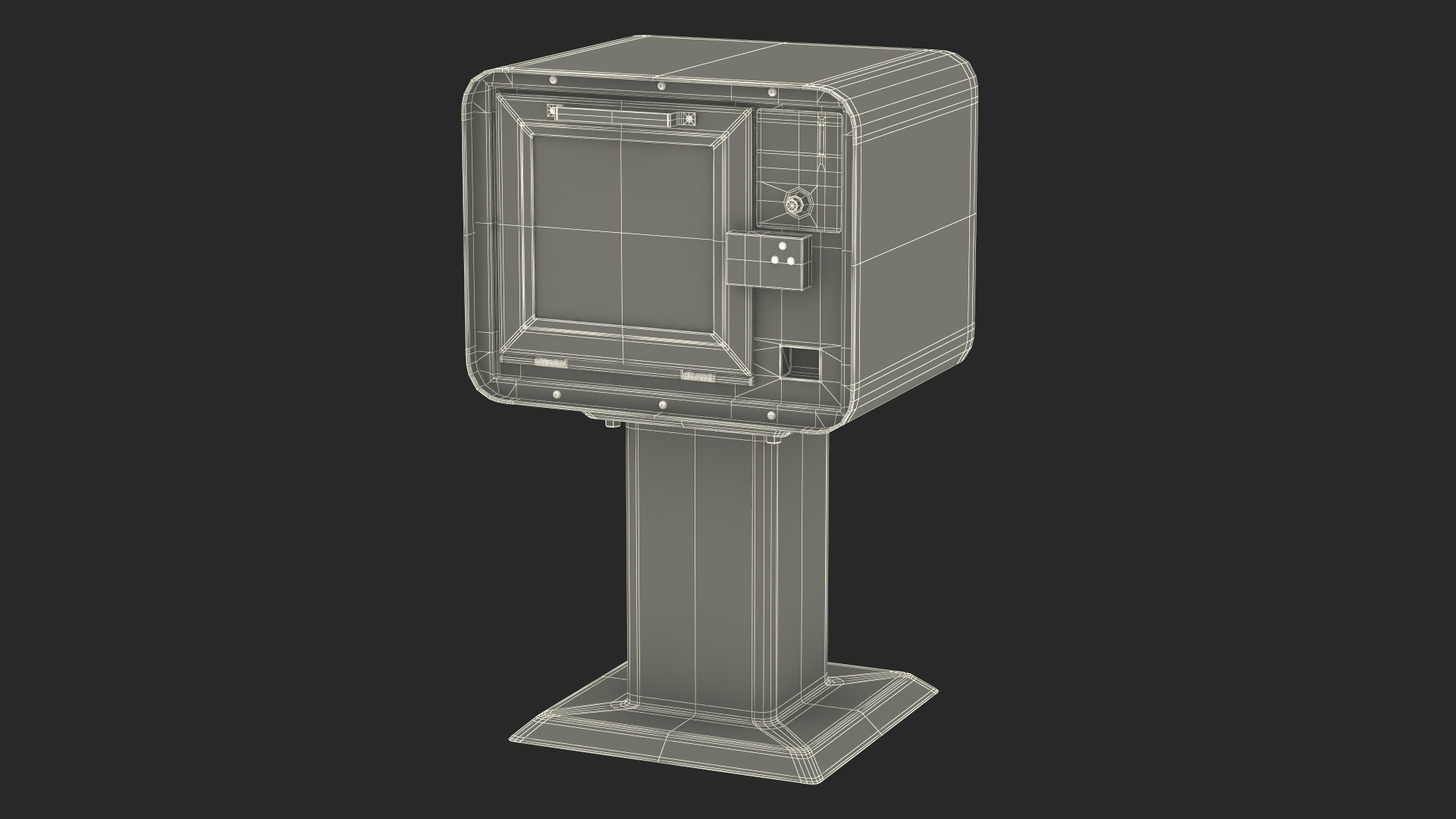 Urban Newspaper Vending Machine 3D Model - TurboSquid 2348796