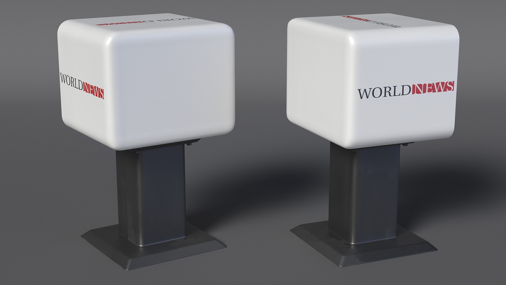 Urban Newspaper Vending Machine 3D Model - TurboSquid 2348796