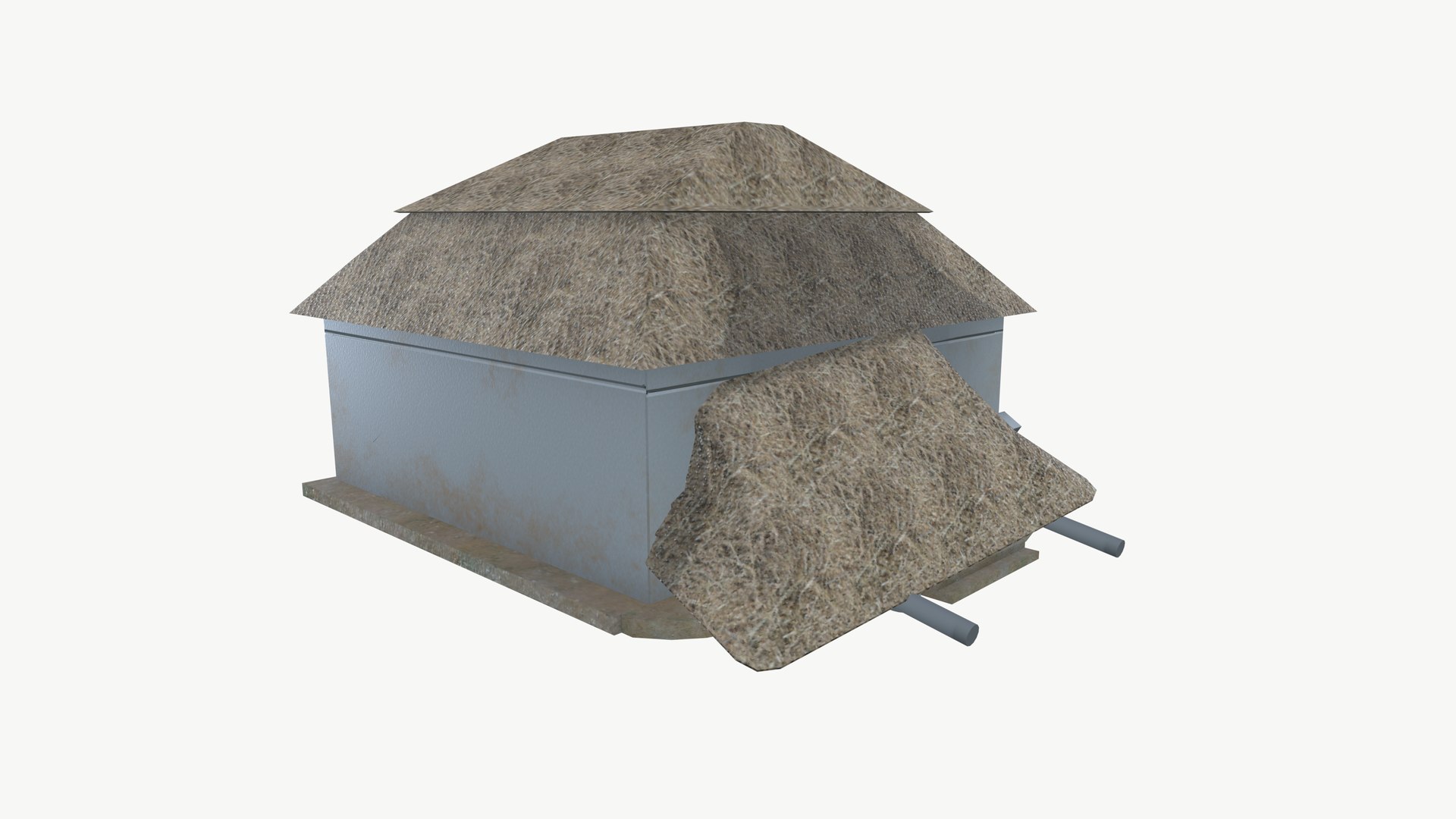 3D Broken House Model - TurboSquid 2275417