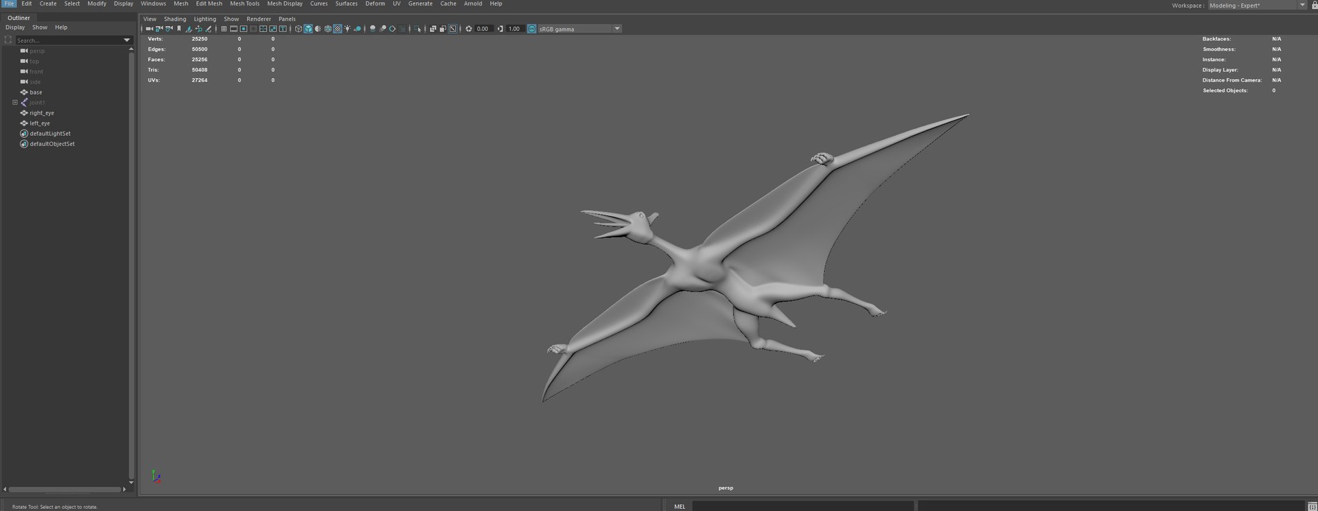 Pterosour Animation Flying 3D Model - TurboSquid 1433330