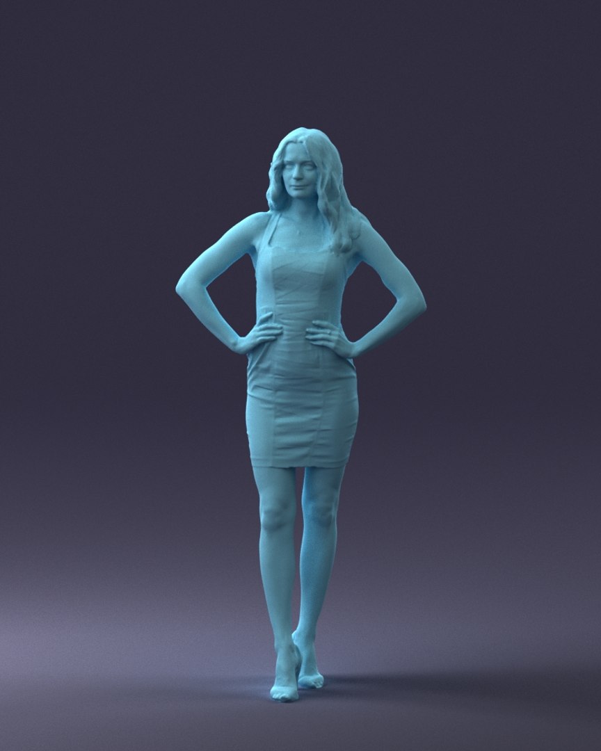 Scan Woman Fashion 3D Model - TurboSquid 1408970