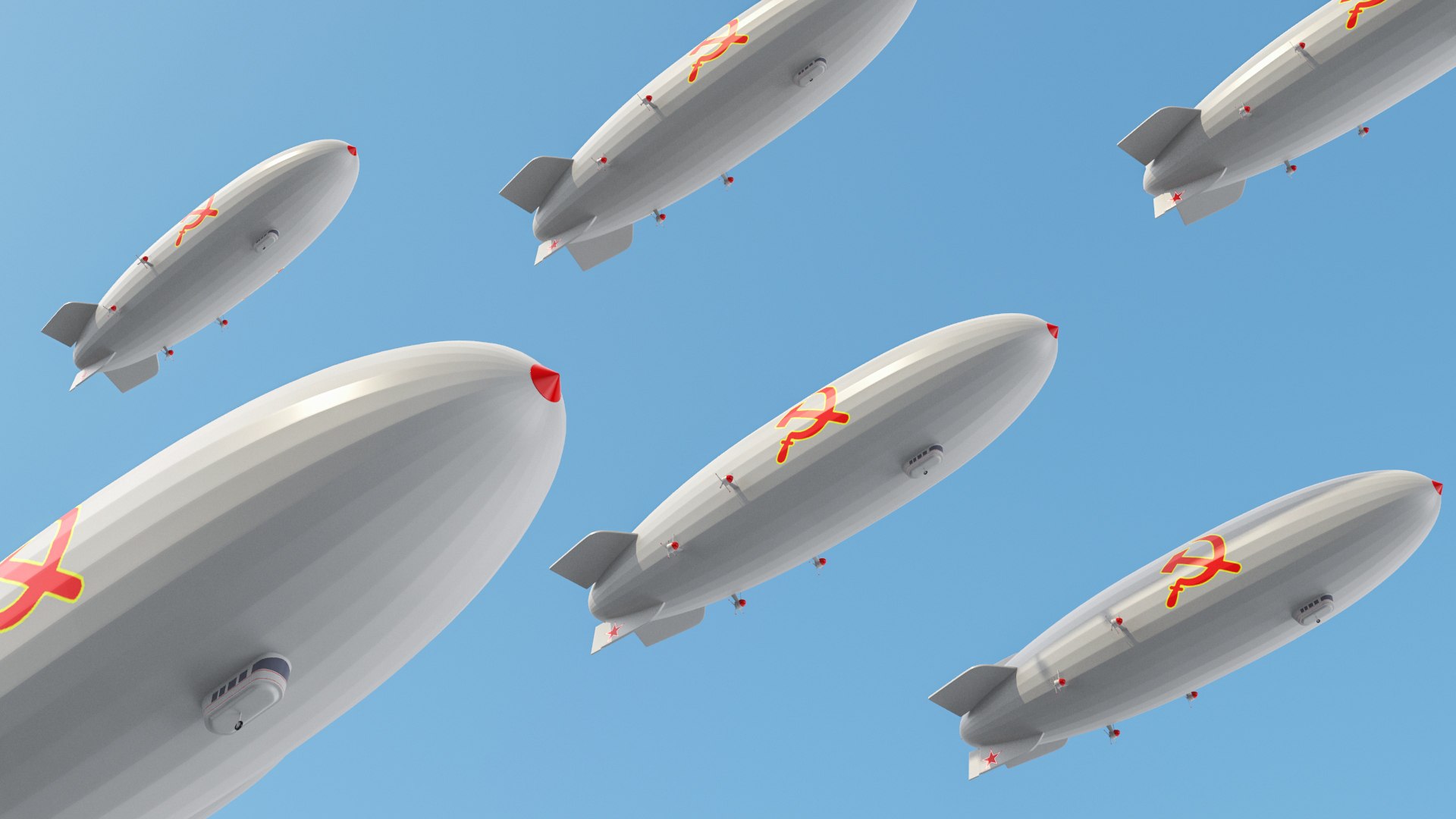 Blimp Collection 3D - TurboSquid 1827225