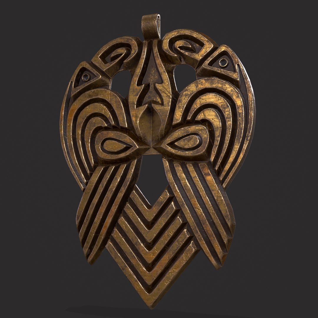 3D Anglo Saxon Pendant - TurboSquid 1872634