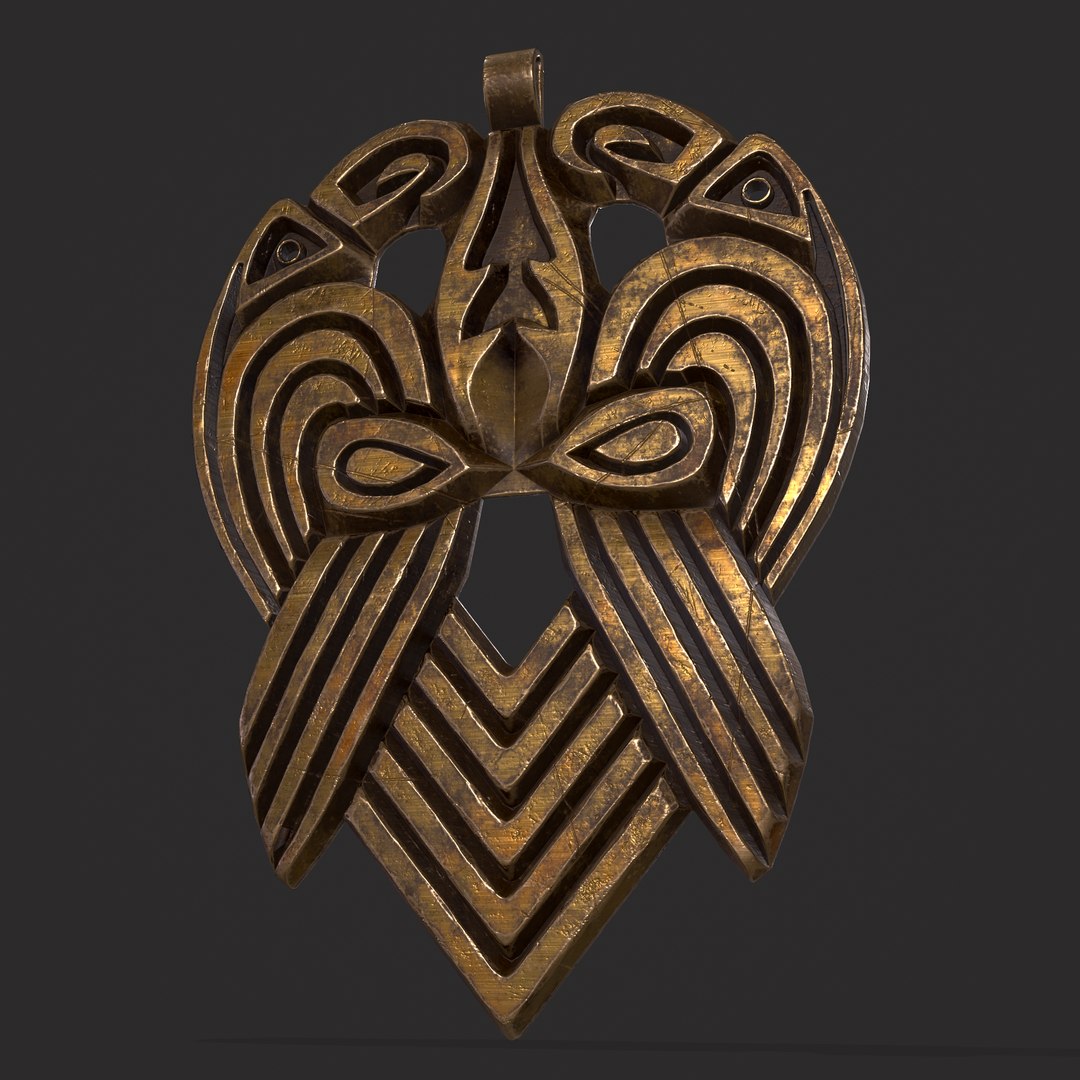 3D Anglo Saxon Pendant - TurboSquid 1872634