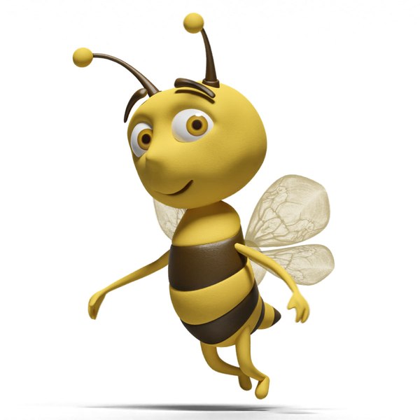 Cartoon Bee 3D Models for Download | TurboSquid