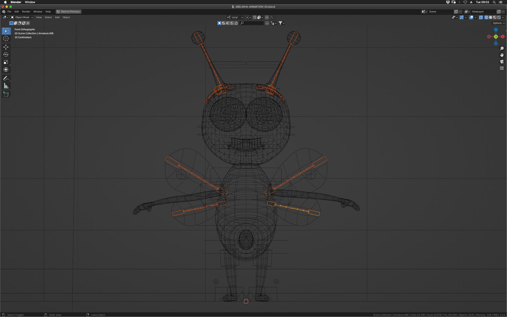 3D Bee Cartoon Rigged Character Model - TurboSquid 2040125