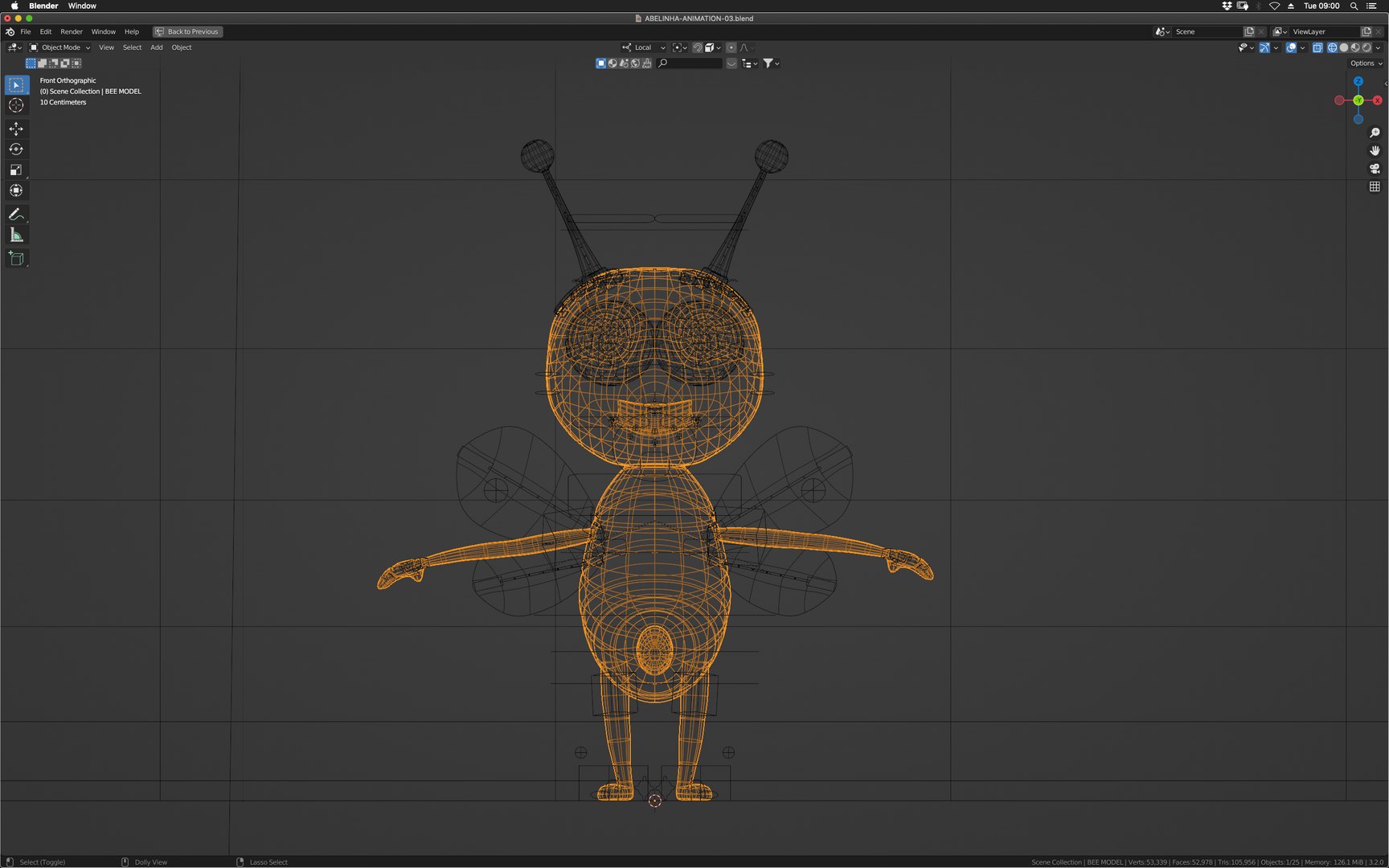 3D Bee Cartoon Rigged Character Model - TurboSquid 2040125