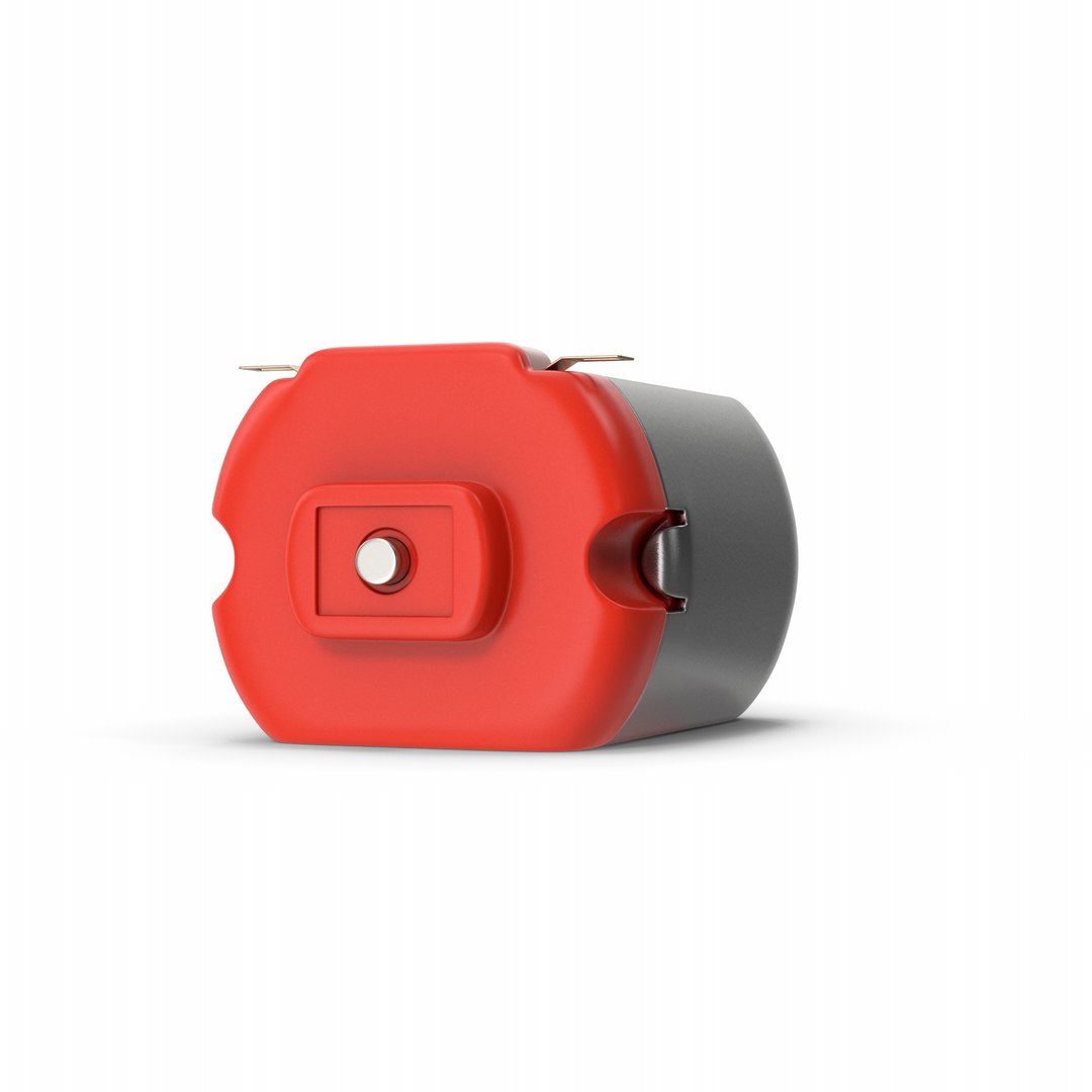 3D Model Red Toy Motor - TurboSquid 2012521