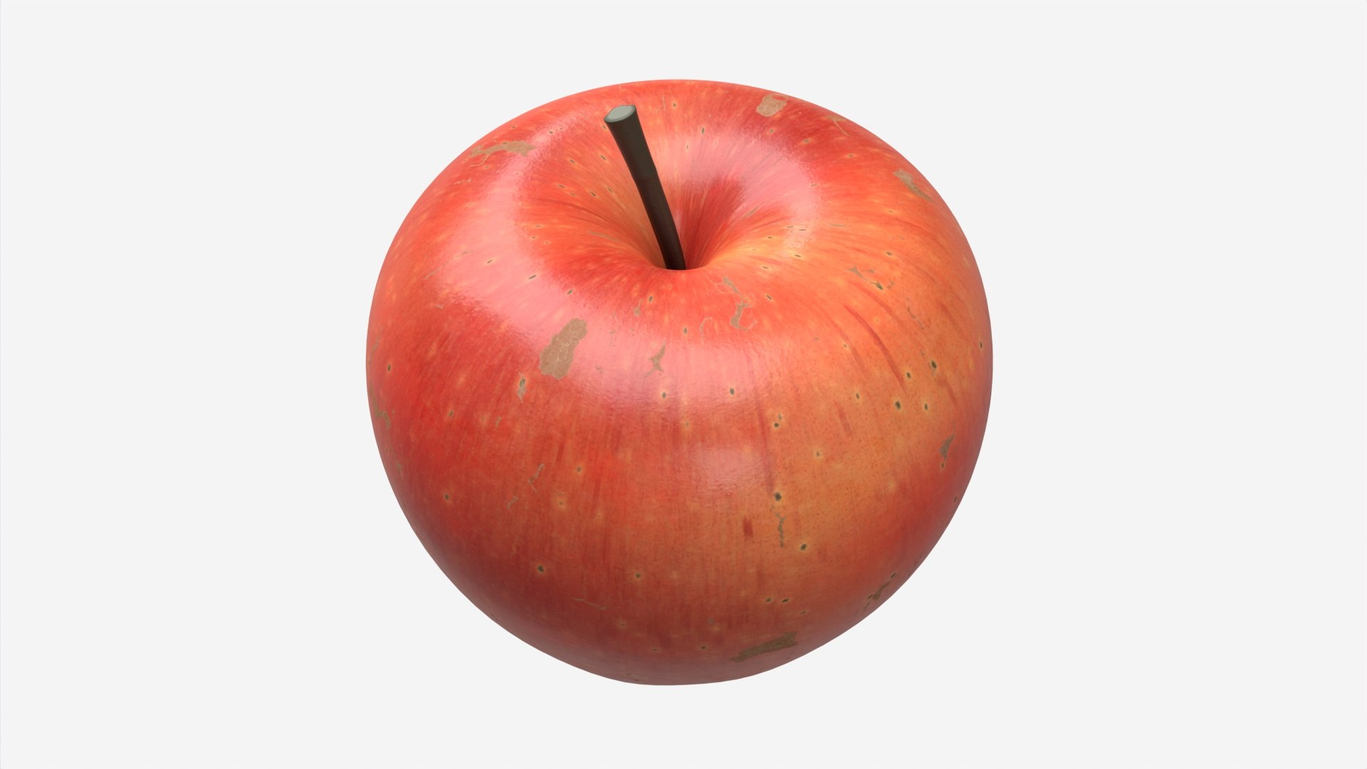 Apple Single Fruit Gala Red 3D - TurboSquid 1933152